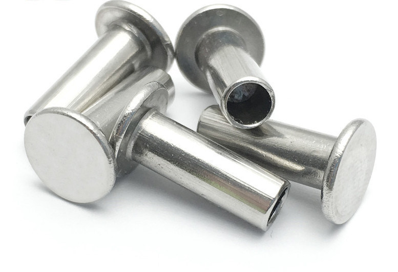 さら穴を開けられた平らなヘッド ステンレス鋼の半管状のリベット、フラッシュ台紙の頭部のリベット